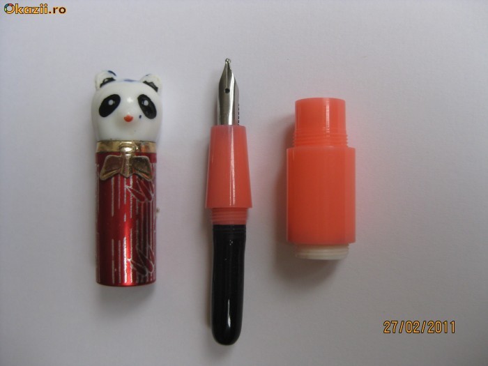 STILOU CHINEZESC DE COLECTIE CU CAPAC URSULET PANDA - Okazii